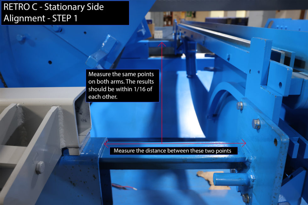 Checking the Material Feed Arm and Carriage Alignment | Enventek