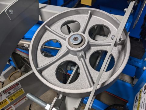 Adjusting the Position of the Guide Wheel | Enventek