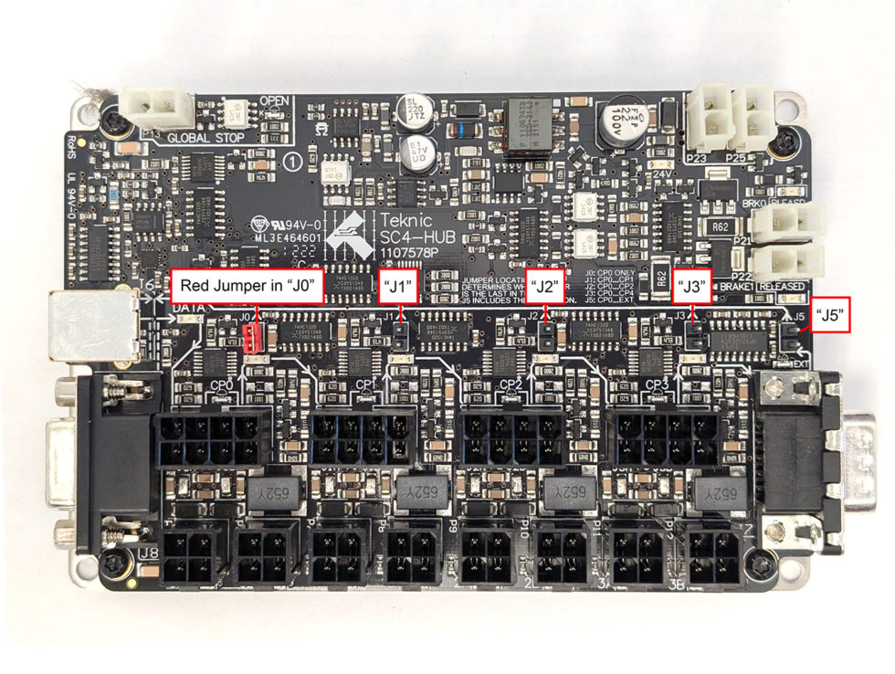 Teknic SC4-HUB Jumper Location | Enventek